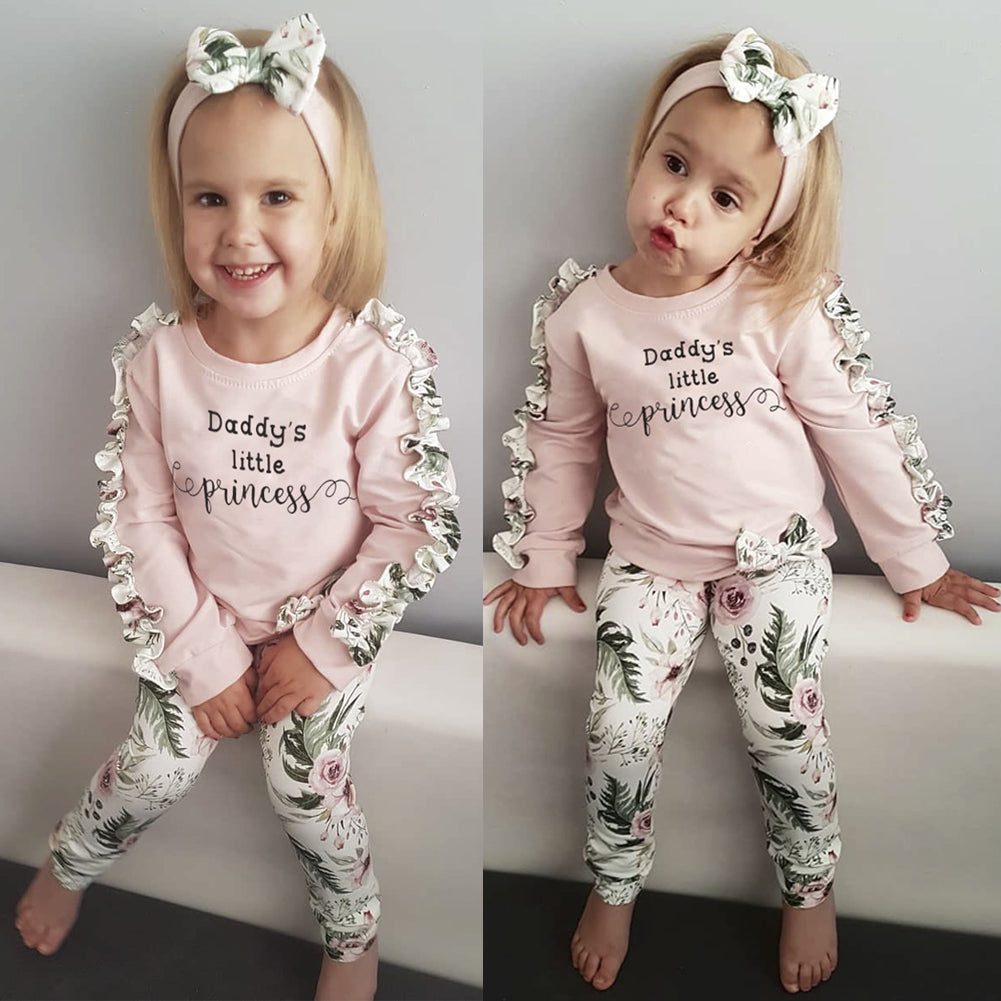 LITTLE PRINCESS 3 PCS SET | Girls "Daddy's Little Princess" 3 Pcs Set ...