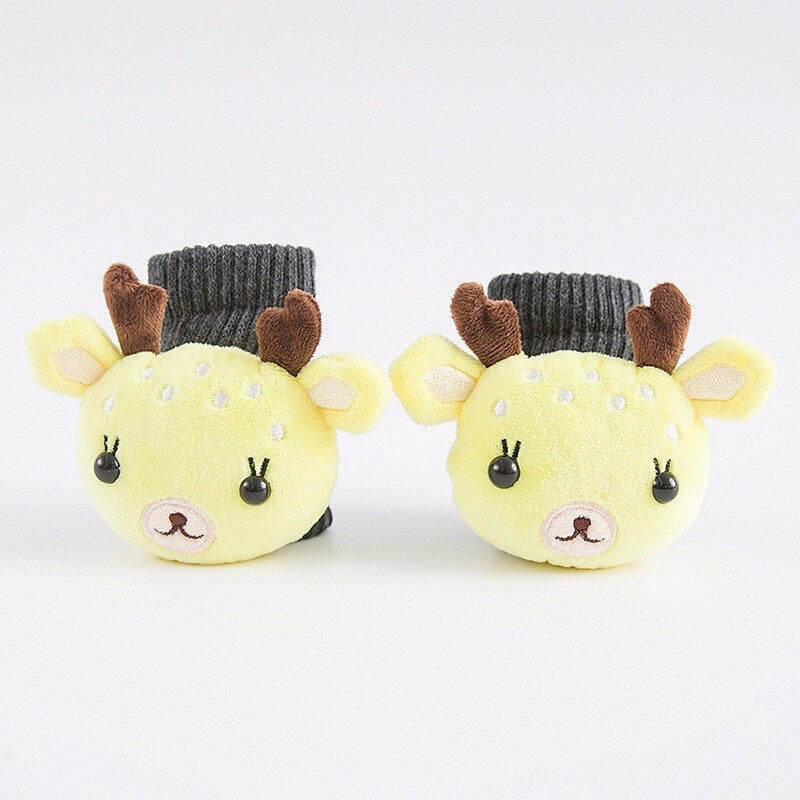 3D BABY SOCKS | Kids 3D Animal Head Socks – Wild Child Closet