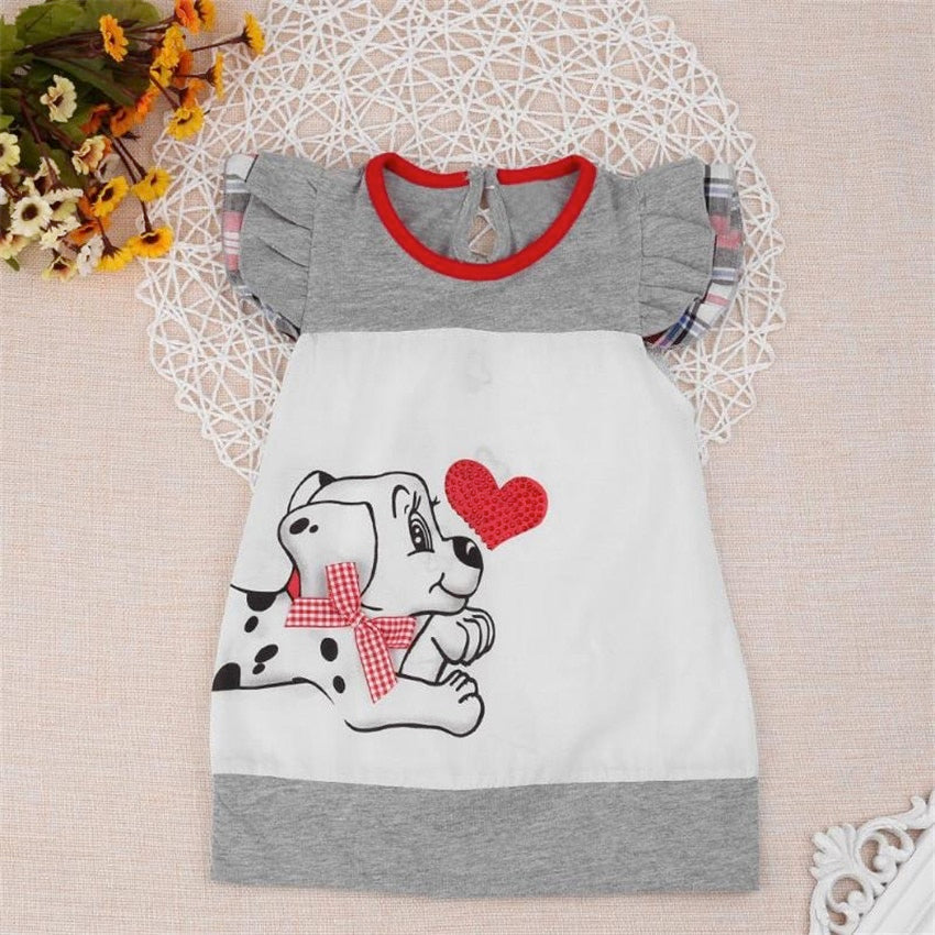 Girls Puppy Print Dress - ONLY 2 LEFT !!! – Wild Child Closet