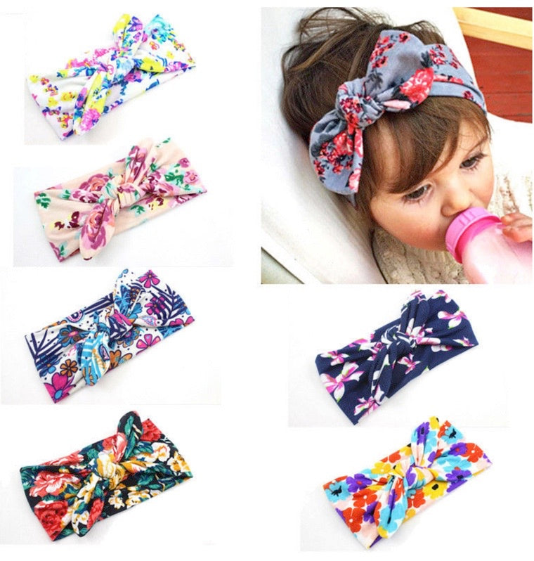 Girls Headbands | Girls Floral And Polka Dot Headbands – Wild Child Closet
