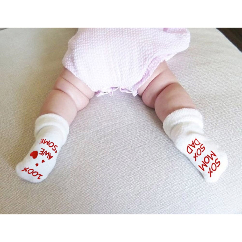 Baby Socks | Baby Anti-Slip Funny Quote Socks – Wild Child Closet